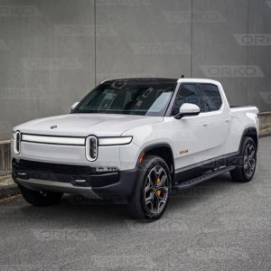 Orko Rivian R1T Running Boards - Rock Sliders - Side Step Rails ...