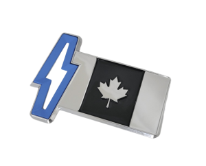 EV Truck Stop Ford F-150 Lightning EV Bumper Emblem Canada Logo ...